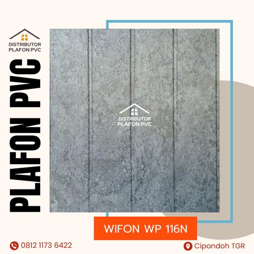 Jual Plafon PVC WIFON Laminated WP.116N Doff Serat Texture - 1 meter ...
