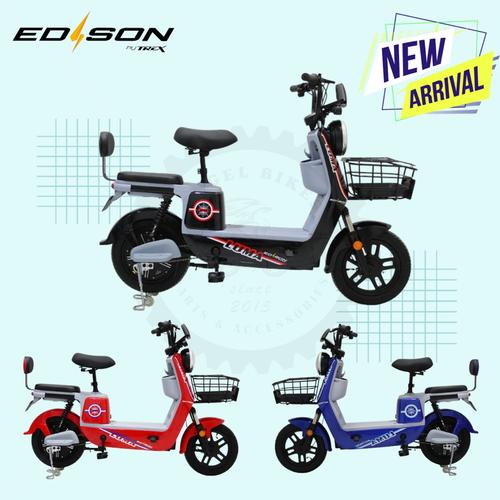 Jual Sepeda Listrik Edison Luma Men by Trex - Black - Kota Banjarmasin ...