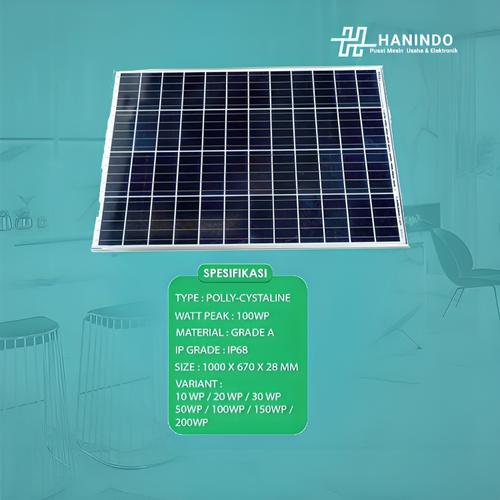 Jual Solar Panel 100w / Solar Cell 100watt / Panel Surya 100wp Poly ...