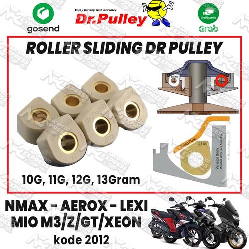 Jual Sliding Roller Dr Pulley Nmax/Aerox 155/Lexi 125/Mio/Xeon 10 11 12 ...