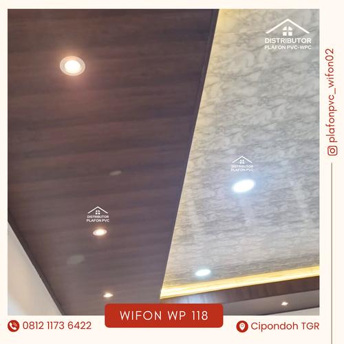 Jual Plafon PVC WIFON Laminated WP.118 Doff Serat Texture - 1 meter ...