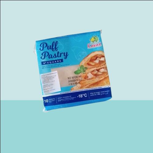 Jual Puff Pastry Square-Persegi Kawan 4 inchi 400 gram isi 10 pcs ...