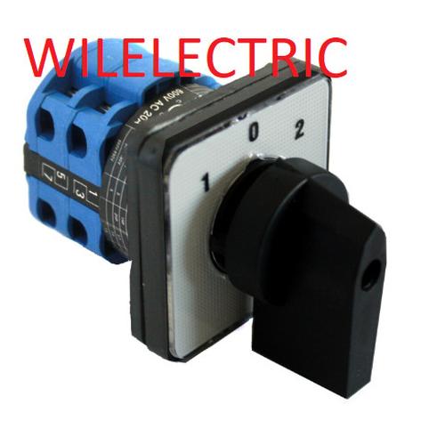 Jual Selector / cam / rotary switch COS 3P 102 1-0-2 3 posisi - Kota ...