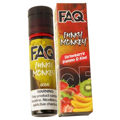 Promo Liquid Vape EJM FAQ Funky Monkey Strawberry Banana Kiwi 60ML By ...