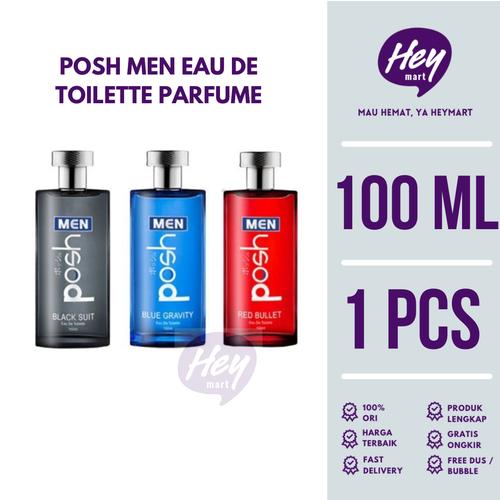 Jual POSH MEN EAU DE TOILETTE 100ML PARFUM TAHAN LAMA PARFUME HOMME MEN ...