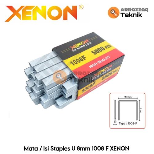 Jual Isi Staples Tangan Manual 1008 F 8mm Refill Mata Stapler Gun ...