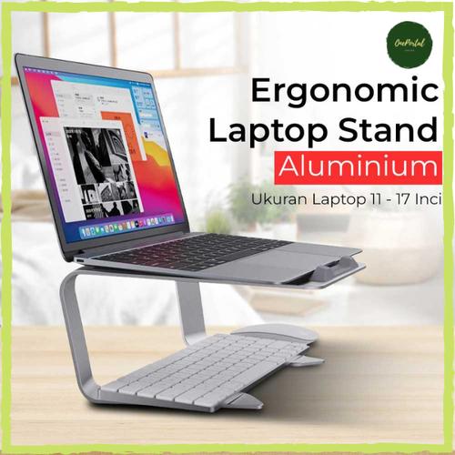 Jual Alas Laptop Ergonomic Laptop Stand Holder Aluminium - Jakarta ...