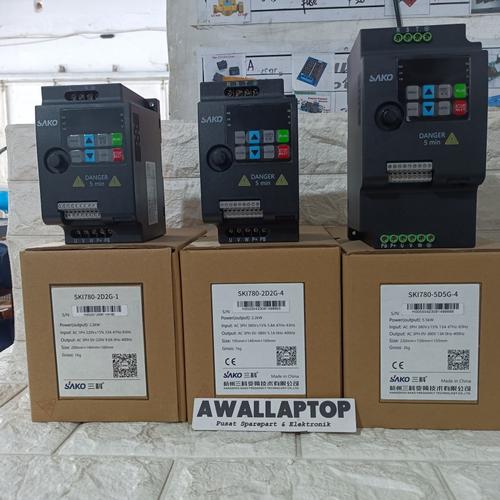Jual inverter motor 3phase 3ph 3 sako SKI780 SAKO 220v 380v 2.2kw 5.5kw ...