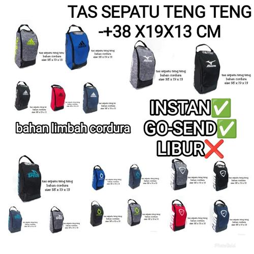 Jual tas sepatu teng teng olahraga shoes bag bahan limbah cordura ...