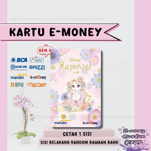 Jual KARTU EMONEY MANDIRI BCA BNI BRI PRINCESS RAPUNZEL FLOW ANIME - 1 ...