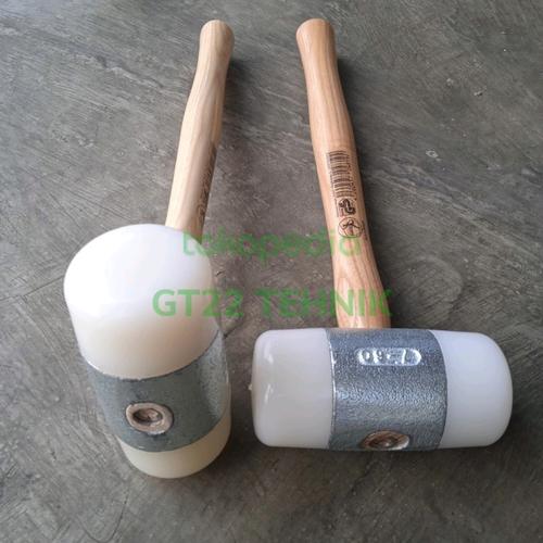 Jual palu nilon 50 mm nylon hammer palu nylon gagang kayu - Jakarta ...
