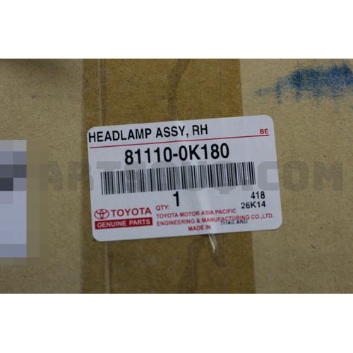 Jual Lampu Depan / Head Lamp Kanan Kiri Hilux 81110-0K180 81150-0K180 ...