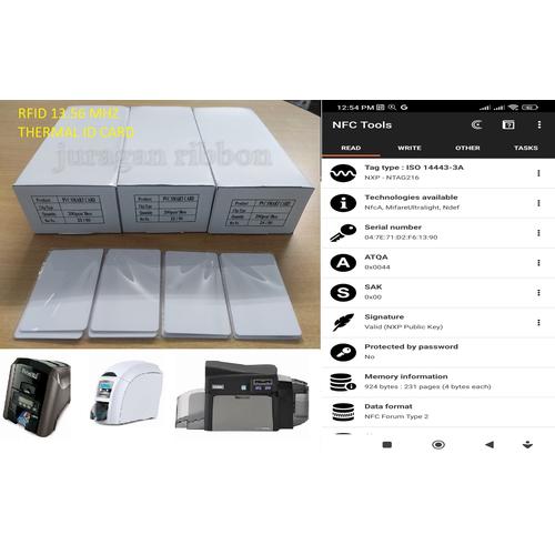 Jual NTag216 Card RFID NFC Programmable NTag 216 Tag Kartu 13.56MHz - Jakarta Barat - Juragan ...