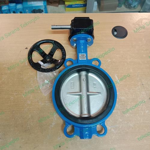 Jual Butterfly Valve 6" inch DN150 Model Gear Box Seat EPDM - Jakarta ...