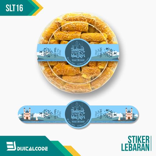 Jual SLT16 Stiker Label Parcel Segel Toples Kue Lebaran Idul Fitri ...