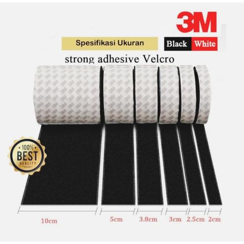 Jual Perekat Strap Adhesive Tape Hook And Loop 2,5cm 5cm 10cm Per Meter ...