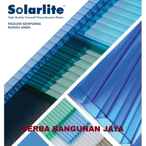 Jual SOLARLITE 5 X 2100 X 11800 mm ATAP POLYCARBONATE - Dark Grey ...