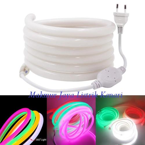 Jual Lampu Hias Selang Neon Flex Bulat IP65 50Meter Led Strip Flexible ...