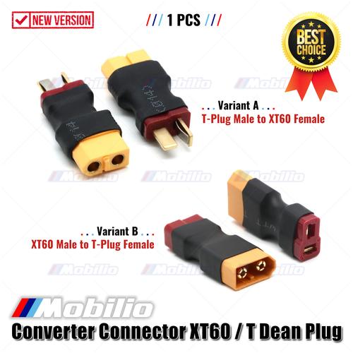 Jual New Adapter Connector Converter T Plug to XT60 / XT60 - T Plug RC Car - Jakarta Utara ...