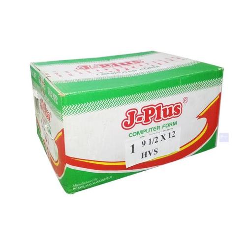 Jual j-plus - continous form 1 ply 9 1/2 x 12 ncr kertas komputer - box ...