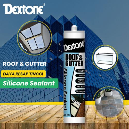 Jual Lem Dextone Roof dan Gutter Silicone Sealant ,Neutral,Low Odor ...