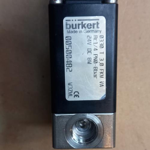 Jual solenoid valve burkert 0330 T 3.0 FKM G1/4 8bar 24V DC - Jakarta ...