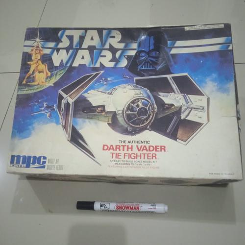 Jual Star Wars Model Kit Darth Vader TIE Fighter merk MPC ERTL USA ...