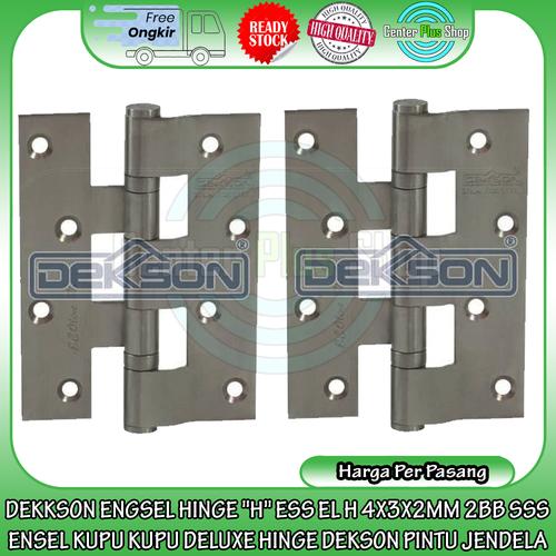 Jual DEKKSON ENGSEL HINGE "H" ESS EL H 4X3X2MM 2BB SSS ENSEL KUPU KUPU ...