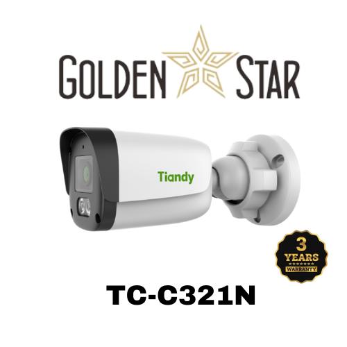 Jual Tiandy Cctv TC-C321N 2MP Fixed Bullet Camera Poe 1080 - 4.0mm ...