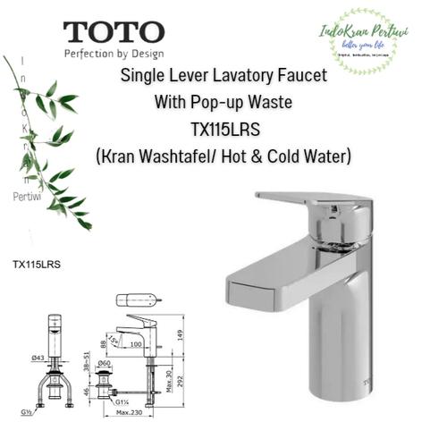 Jual Kran Wastafel TOTO TX115LRS (Hot & Cold) - Kab. Tangerang ...