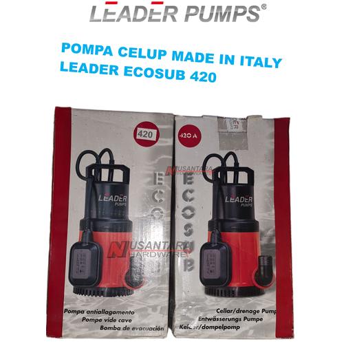 Jual pompa celup LEADER 420 made in italy,pompa kolam ikan,pompa kuras ...