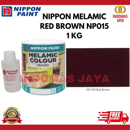 Jual CAT KAYU NIPPON PAINT MELAMIC NP015 RED BROWN 1KG - Kota Pontianak ...