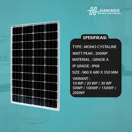Jual Solar Panel 200w / Solar Cell 200watt / Panel Surya 200wp Mono ...