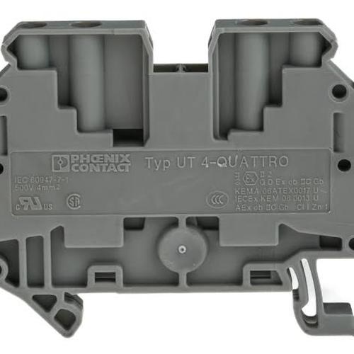 Jual Terminal Block double level PHOENIX CONTACT UT 4 QUATTRO kabel 4mm ...