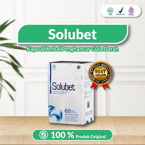 Jual SOLUBET OBAT DIABETES ISI 60 KAPSUL- obat diabetes -obat kencing ...