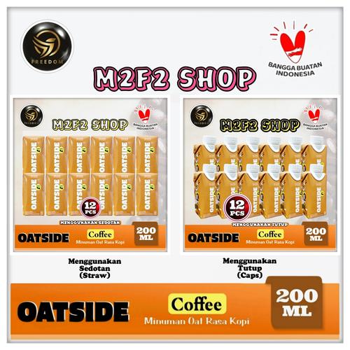 Jual OATSIDE Mini Coffee Oat Milk Susu Gandum Kotak UHT - 200 ml (12 ...