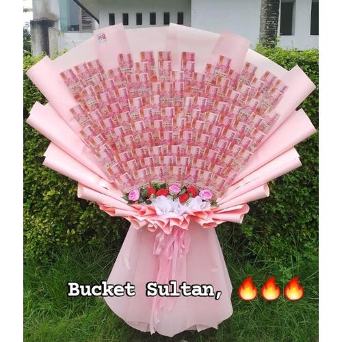 Jual Krangka money bouquet Bucket uang kosongan money bouquet size ...