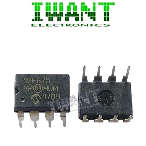 Jual PIC12F675 PIC12F675-I/P DIP-8 PIN CMOS MICROCONTROLLER PIC 12F675 ORIGINAL - Kota Bandung ...