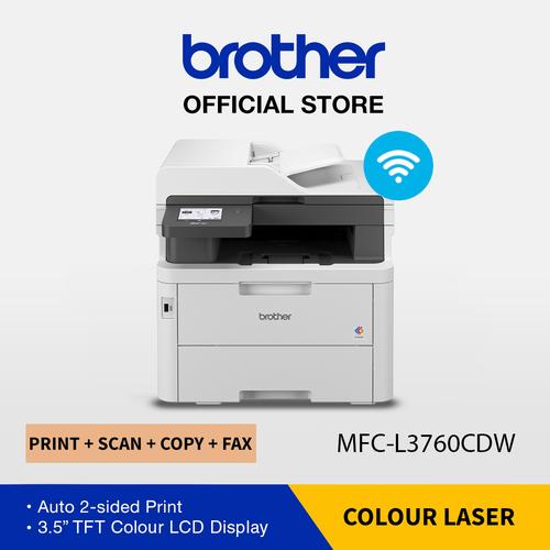 Promo Brother MFC-L3760CDW Colour Laser LED Multi-Function Printer ...