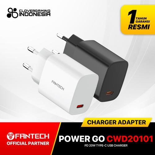 Jual Fantech CWD20101 Power GO Fast Charger Type C Port 20W PD 3.0 QC - Black - Kota Bandung ...