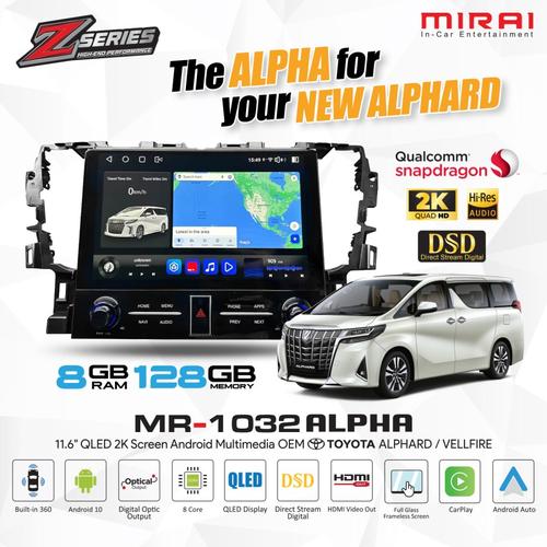 Promo Head Unit Android Mirai Z Series Alpard MR-1032 ALPHA - HU+Tv Tuner Cicil 0% 3x - Kota ...
