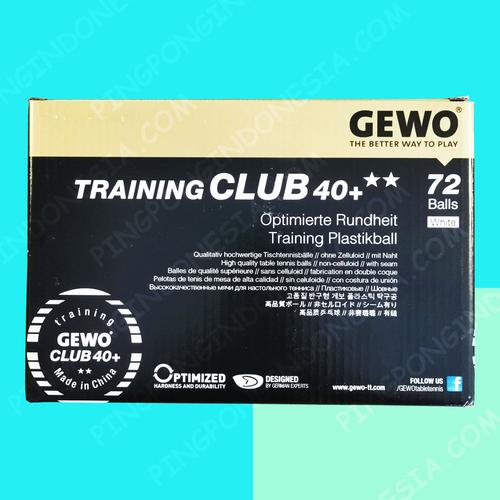 Jual GEWO Ball Training Club 40+ 72 - Bola Banyak Latihan Pingpong Tenis - 10 Biji - Kab ...