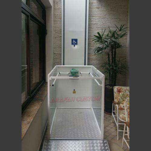 Jual Lift Angkut Orang Rumahan Kecil Minimalis Max Berat 600Kg Full ...