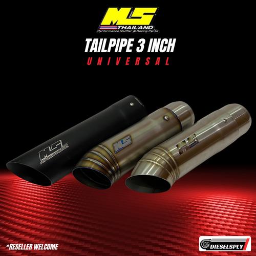 Jual MS Titanium Tailpipe 3 Inch Universal Innova Pajero Fortuner Hilux ...