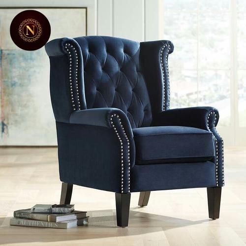 Jual sofa single seater biru,sofa modren sofa chester - Kab. Jepara ...