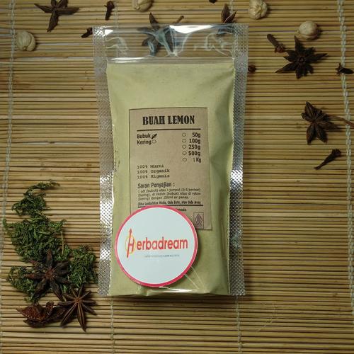 Jual 100 GRAM BUBUK BUAH LEMON CITRUS LIMON JERUK LIMUN SITRUN NINGMENG ...