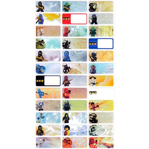 Jual STICKER LABEL NAMA WATERPROOF LUCU DAN IMUT NINJAGO - Jakarta ...