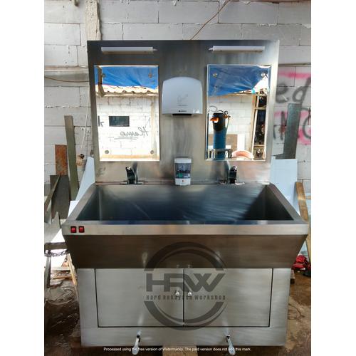 Jual Scrubsink laboratorium 2 person Medical Service Sink Laboratorium ...