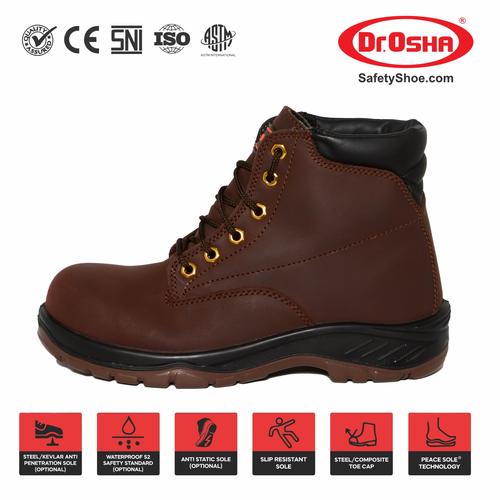 Promo Dr.OSHA Safety Shoes Sepatu 9290b S2 Maverik Pull Up Composite ...