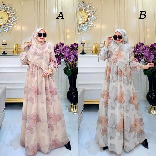 Jual AYDEEN SET BY ARSY HIJAB ORIGINAL - BEIGE PASTEL, All Size ...
